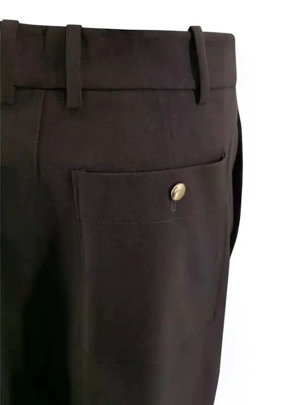 P.a.r.o.s.h Button-fastening Pocket Trousers
