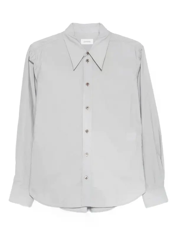 LEMAIRE Button-down Long-sleeve Shirt - Blue