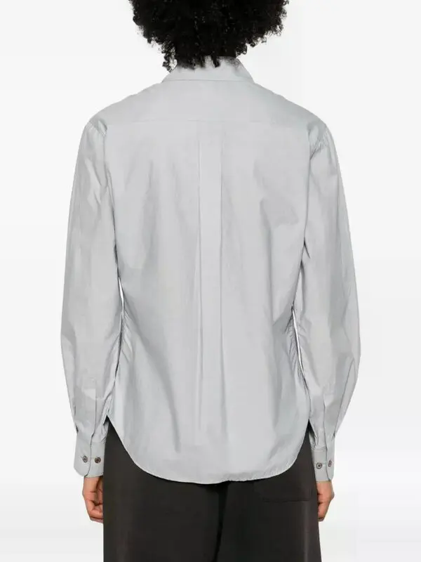 LEMAIRE Button-down Long-sleeve Shirt - Blue