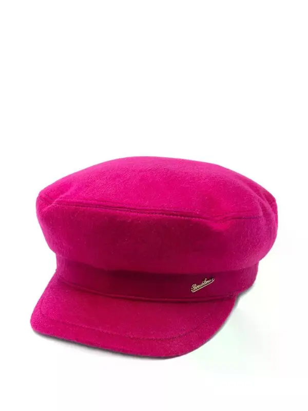 Borsalino Cashmere Flat-top Hat - Pink