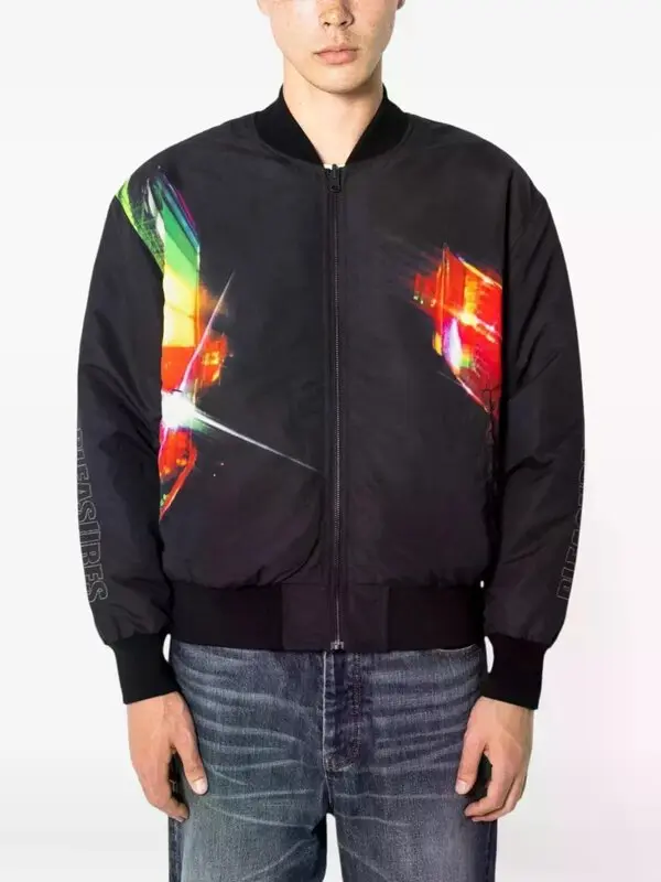 PLEASURES Graphic-print Reversible Bomber Jacket