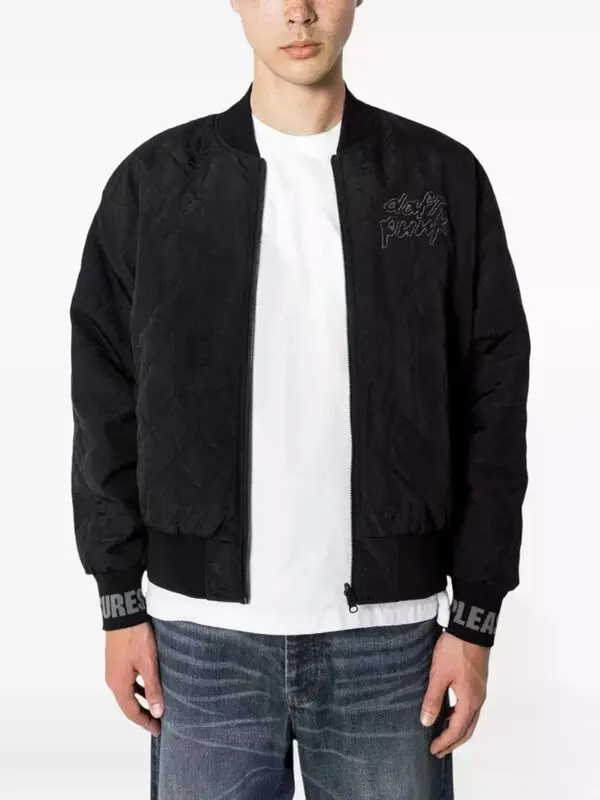 PLEASURES Graphic-print Reversible Bomber Jacket