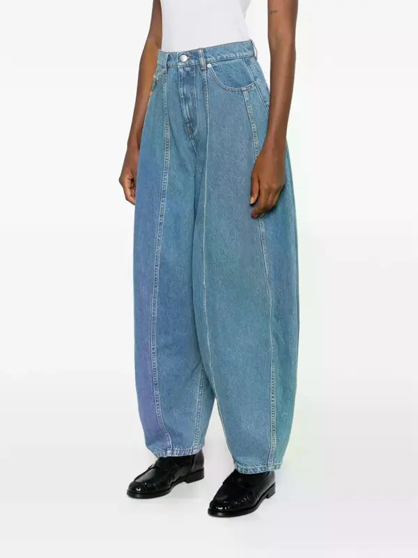 Viktor & Rolf Panelled Balloon-shaped Jeans - Blue