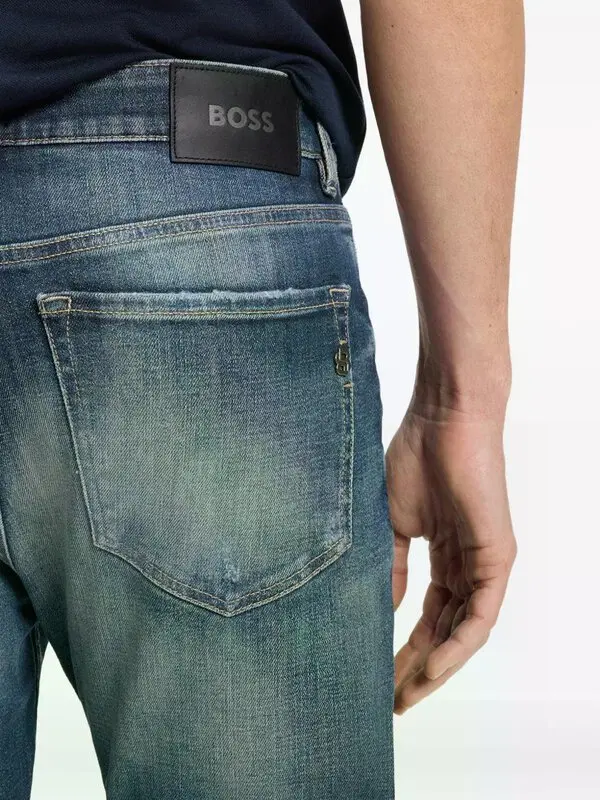 BOSS Faded-effect Jeans