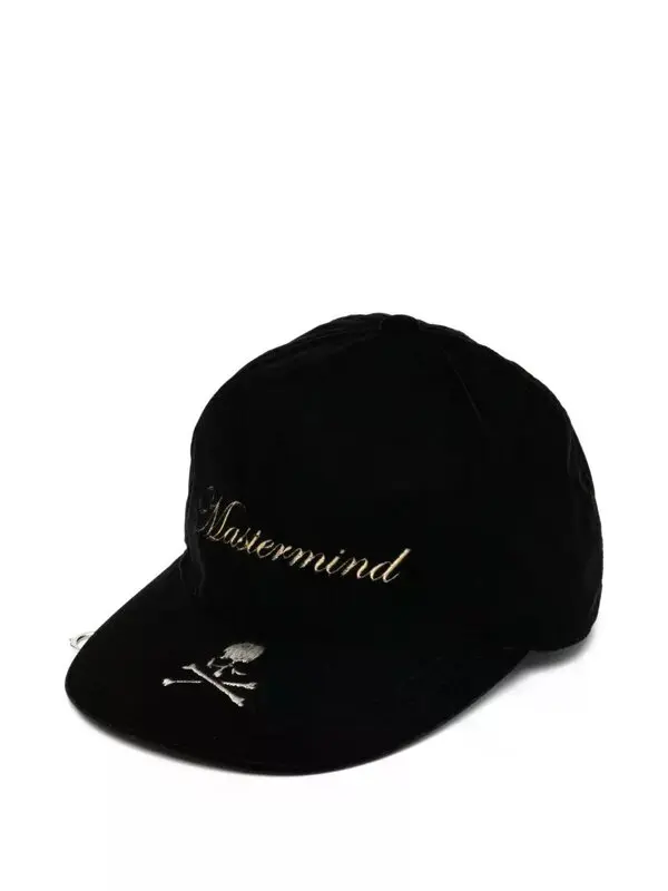 MASTERMIND WORLD Skull-embroidered Cap - Black