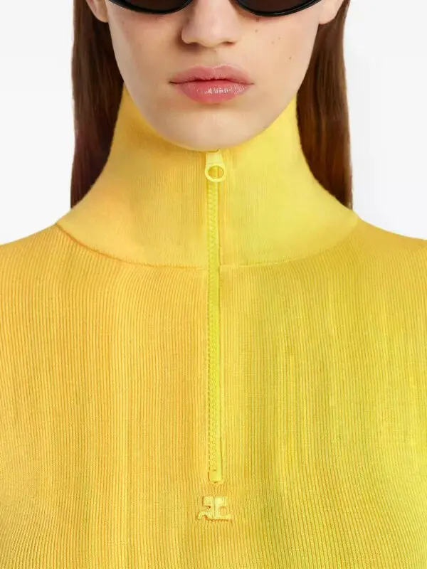 COURREGES Long-sleeve T-shirt - Yellow