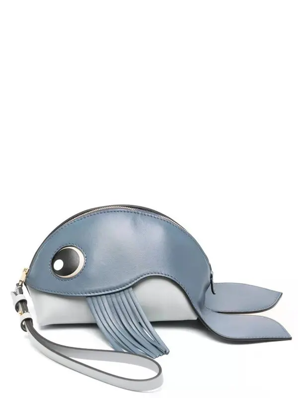 Fendi Fish-shaped Clutch - Blue