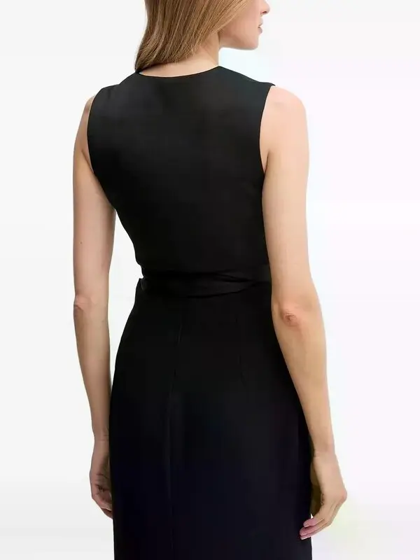 SANDRO FERRONE Cut-out V-neck Top
