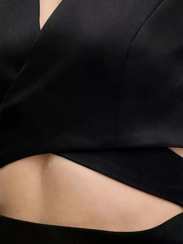 SANDRO FERRONE Cut-out V-neck Top