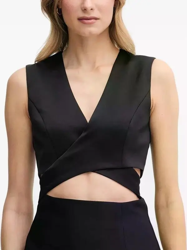 SANDRO FERRONE Cut-out V-neck Top