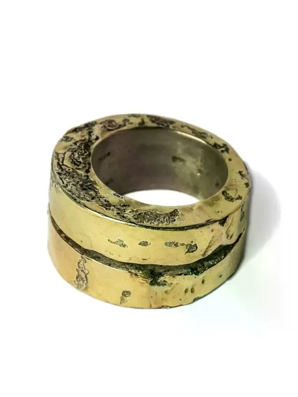 PARTS OF FOUR 18k-plated Crevice Ring