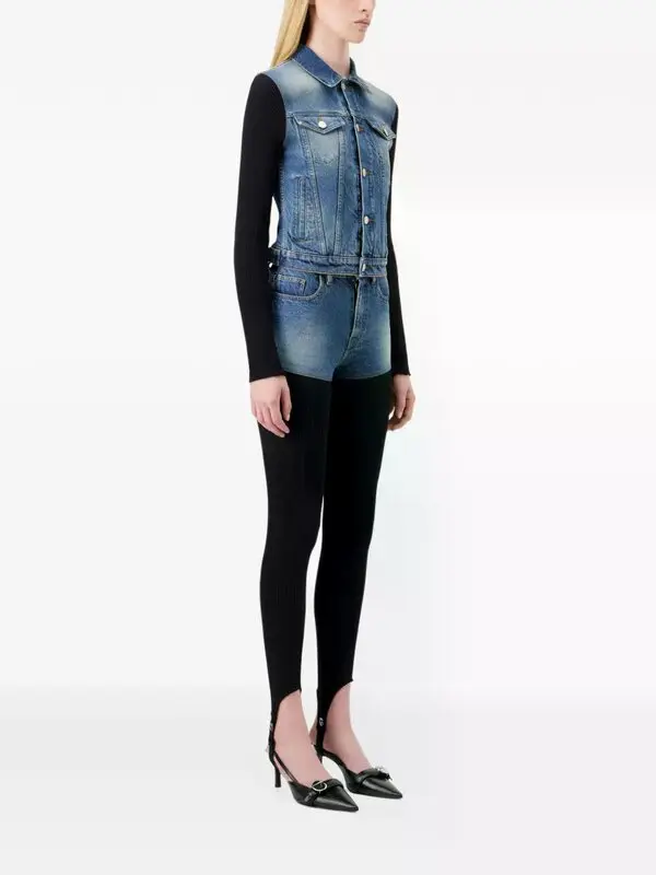 Coperni Hybrid Ribbed Trousers - Black