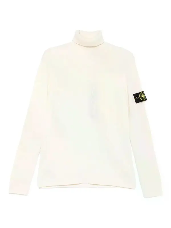 Stone Island Ribbed High-neck Sweater