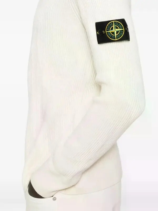 Stone Island Ribbed High-neck Sweater