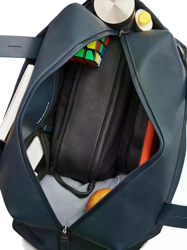 TROUBADOUR Leather-handle Holdall