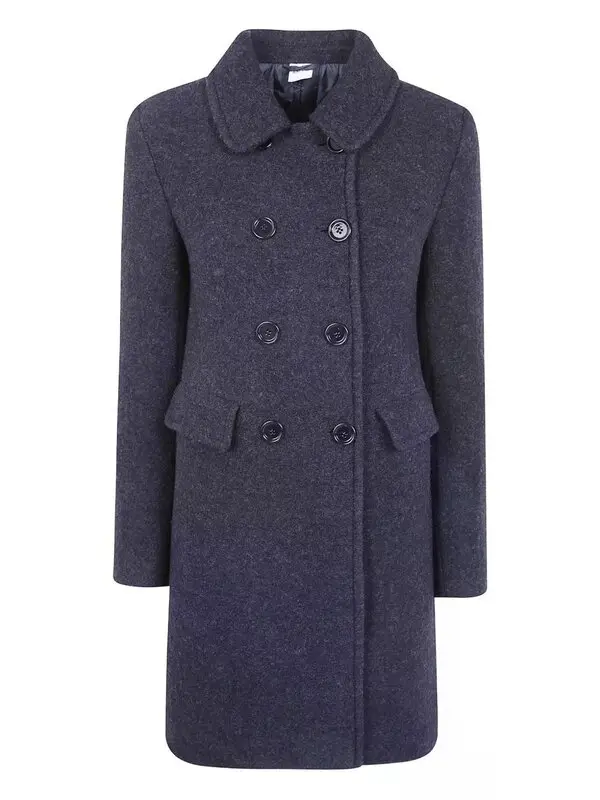 Aspesi Wool Double-breasted Coat