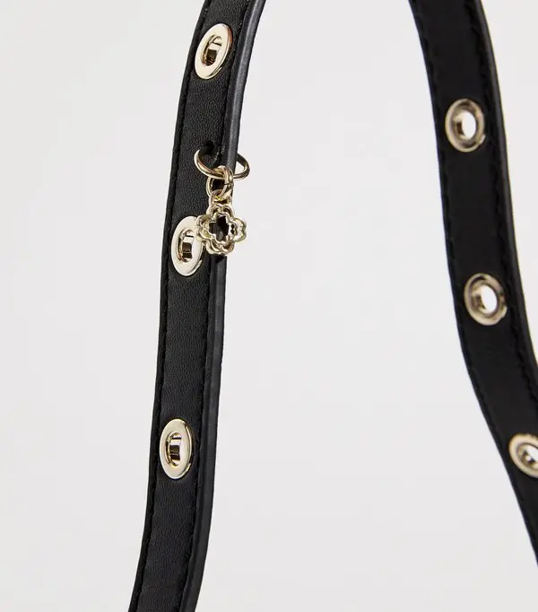 Maje Leather Miss M Mini Bag - Black