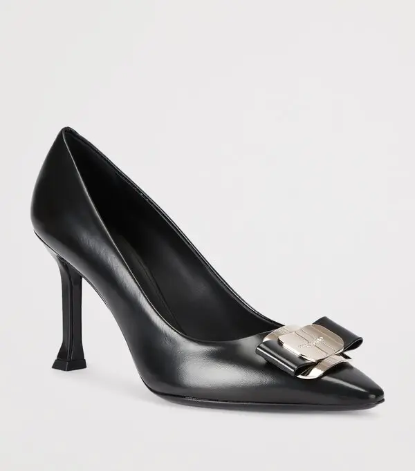 FERRAGAMO Leather Zelma Pumps