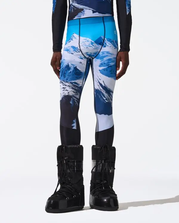 Perfect Moment Compression Base Layer Bottoms - Landscape