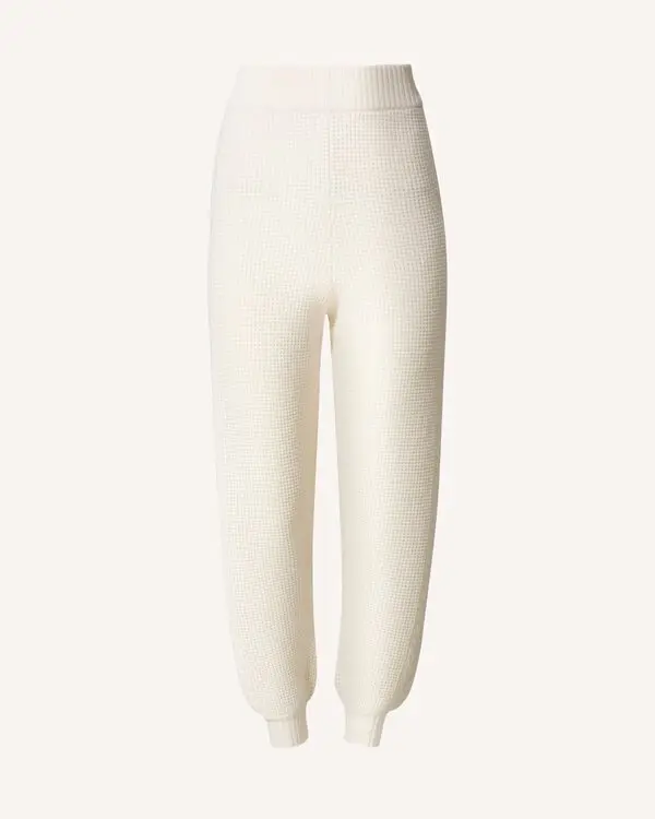 Perfect Moment Crystal Merino Wool Jogger - Cream