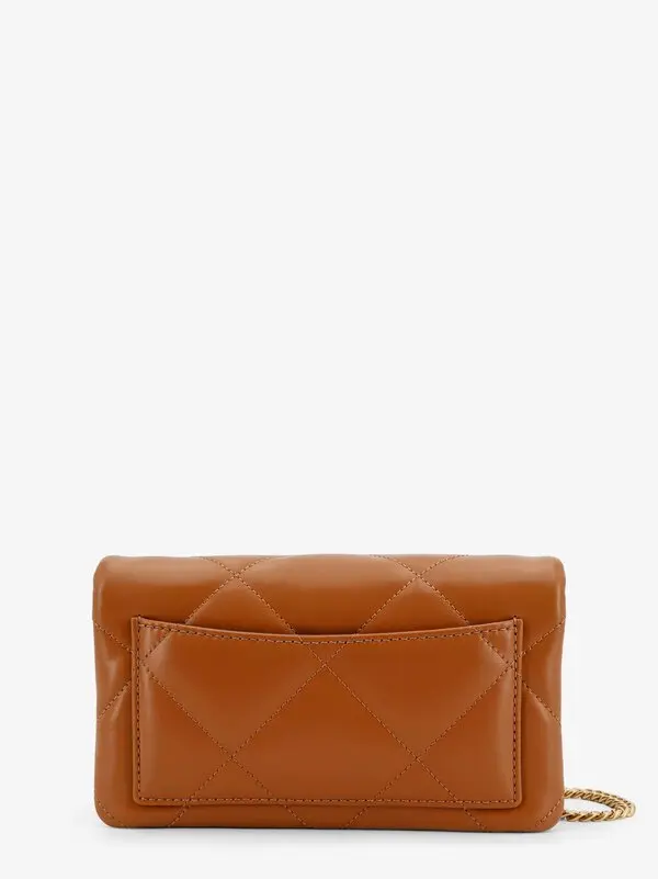 Tory Burch Kira Matelassé Leather Shoulder Bag - Brown