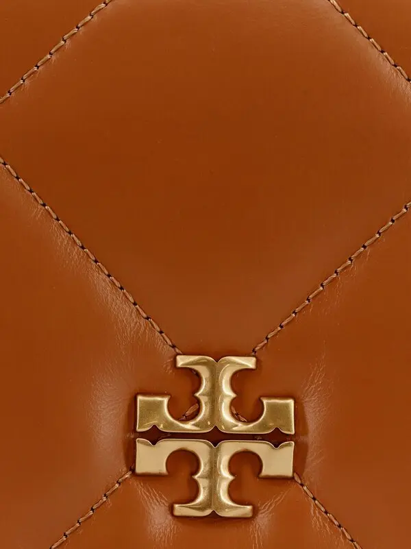 Tory Burch Kira Matelassé Leather Shoulder Bag - Brown