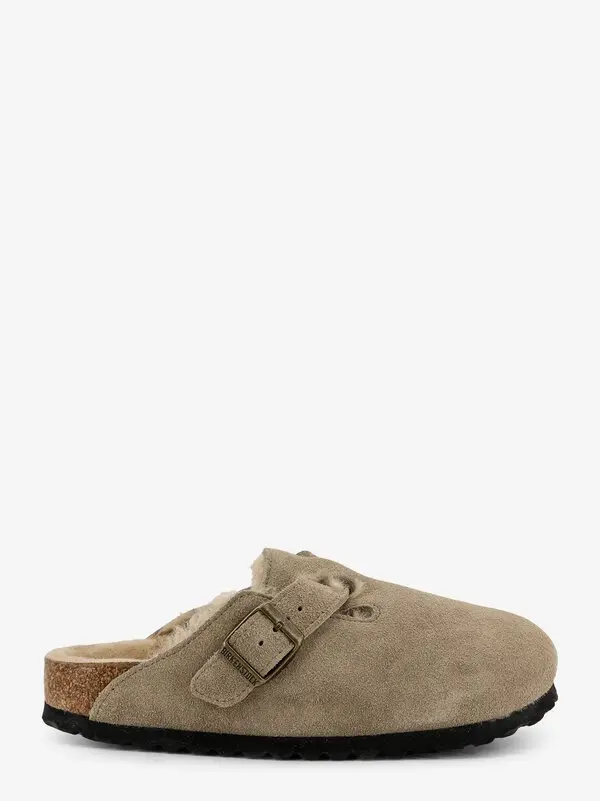 BIRKENSTOCK Boston Shearling Suede Mule