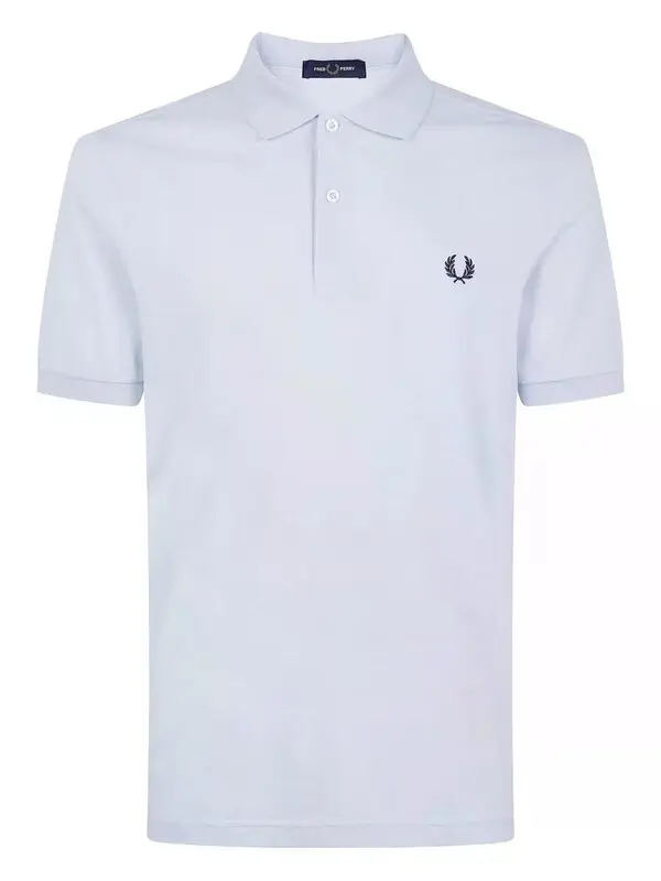 Fred Perry Laurel Wreath-embroidered Polo Shirt - Blue