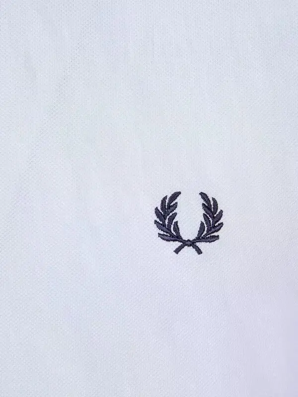 Fred Perry Laurel Wreath-embroidered Polo Shirt - Blue