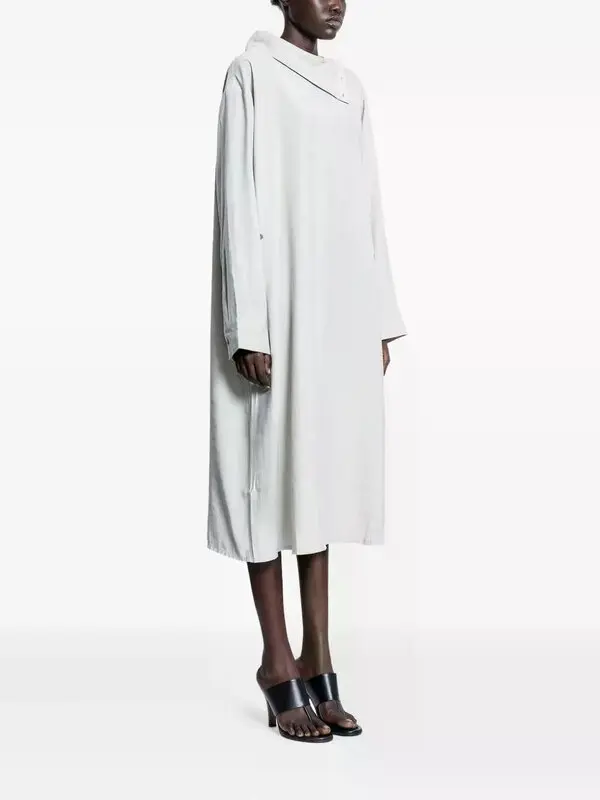 Studio Nicholson High-neck Draped Dress