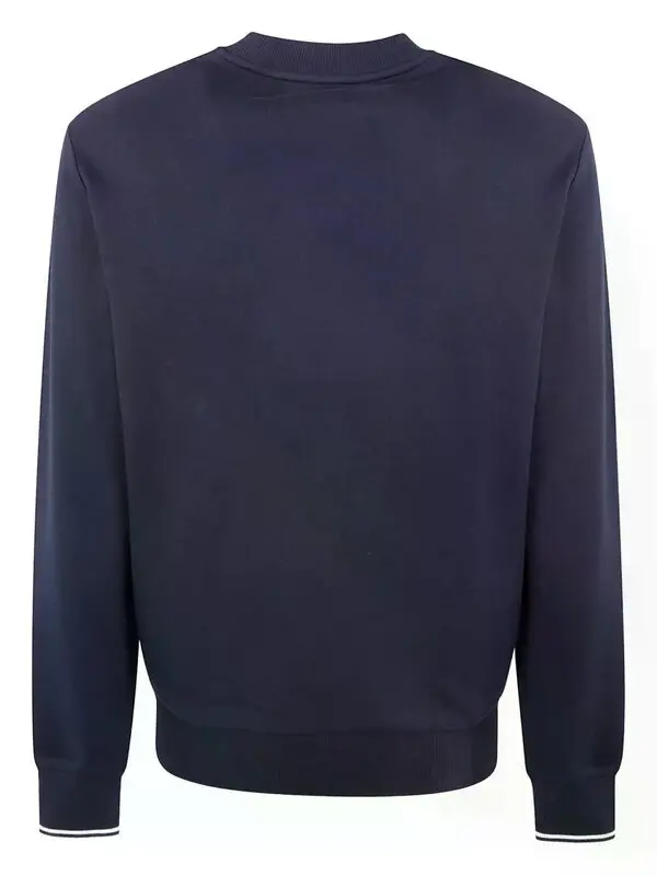 Fred Perry Laurel-embroidered Cotton Sweatshirt - Blue