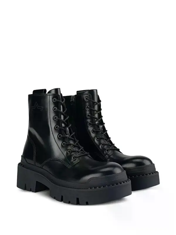 Ash 50mm Noah Lace-up Combat Boots