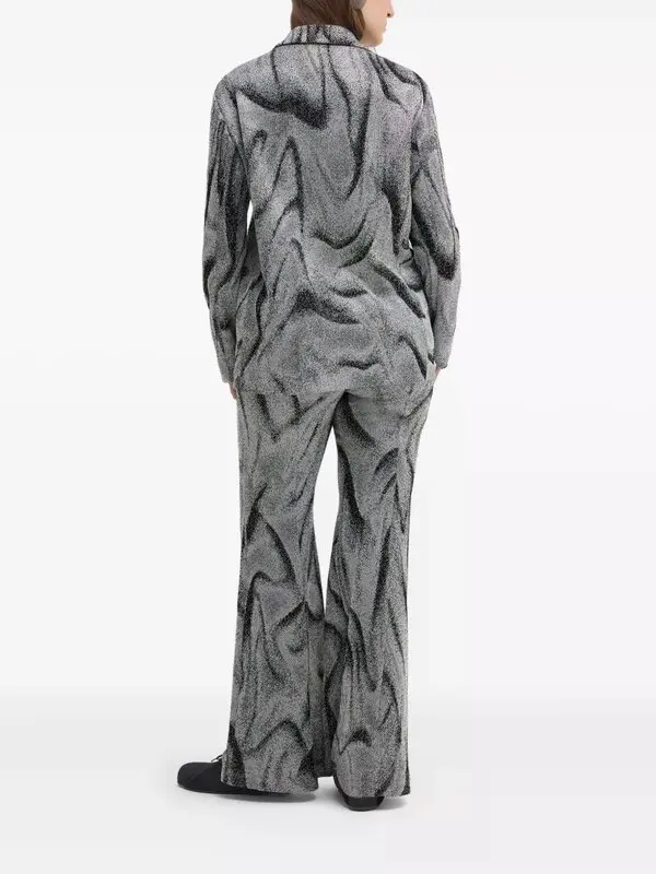 MARGHERITA MACCAPANI Swirl Pattern Blazer - Grey