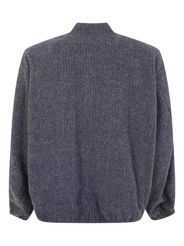 GIORGIO BRATO Zip Bomber Jacket - Grey