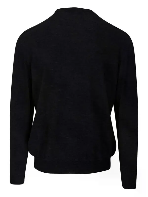 Fedeli Round-neck Sweater - Black