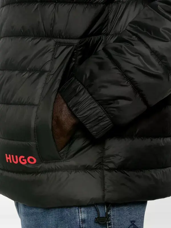 Hugo Embroidered-logo Padded Jacket
