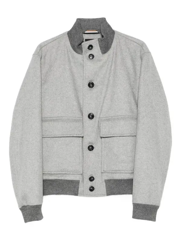 BOSS Button-fastening Pocket Bomber Jacket