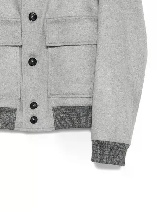 BOSS Button-fastening Pocket Bomber Jacket