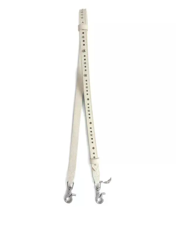 Zadig&Voltaire Studded Leather Strap - Neutrals