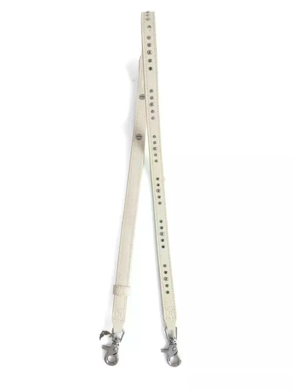 Zadig&Voltaire Studded Leather Strap - Neutrals