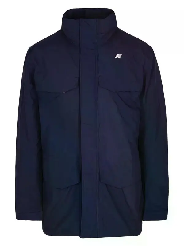 K-WAY Flap-pocket Zip-fastening Jacket - Blue
