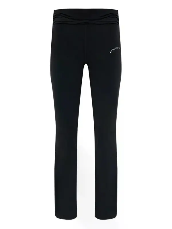 MISBHV Branding-detail Flared Trousers