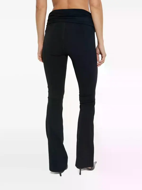 MISBHV Branding-detail Flared Trousers