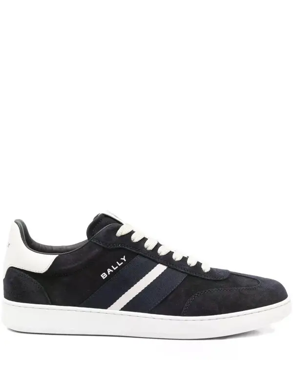 Bally Logo-print Suede Sneakers