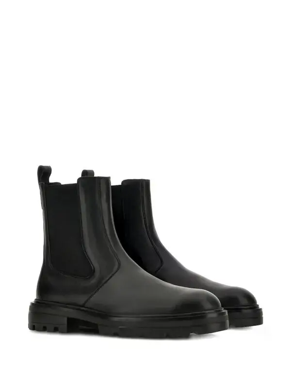 Hogan Elastic-panel Chelsea Boots - Black