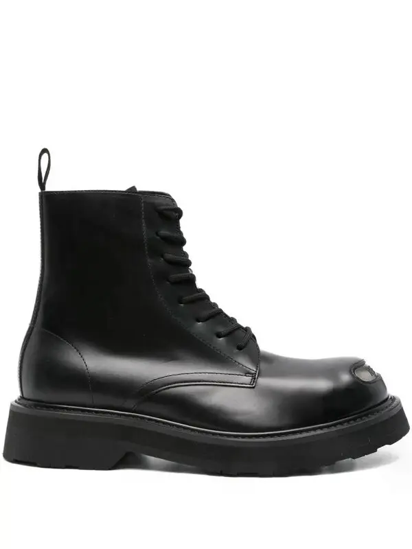 Kenzo Lace-up Leather Boots