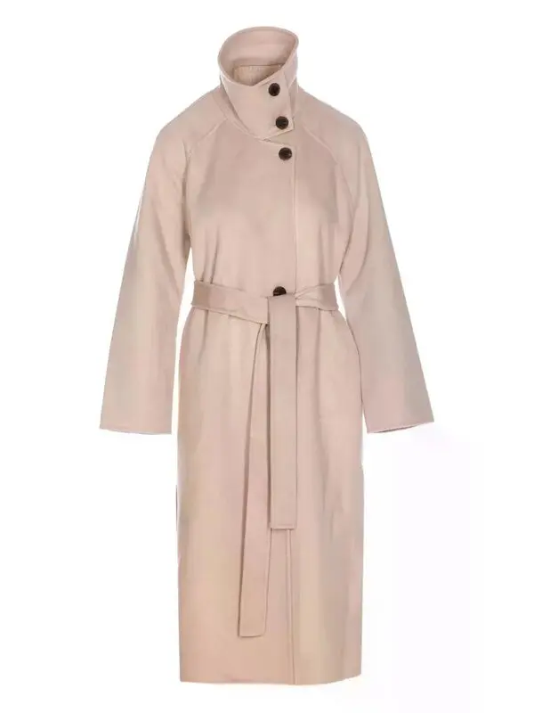 THE DYNAMIS STUDIO Paris Belted Coat - Neutrals
