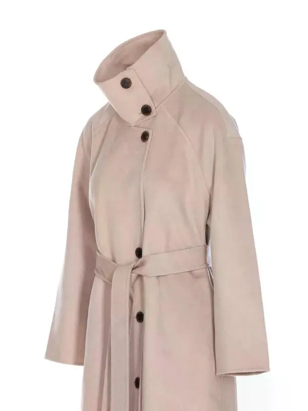 THE DYNAMIS STUDIO Paris Belted Coat - Neutrals