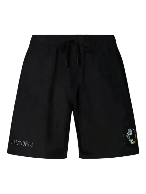PLEASURES Embroidered-patch Hiking Shorts