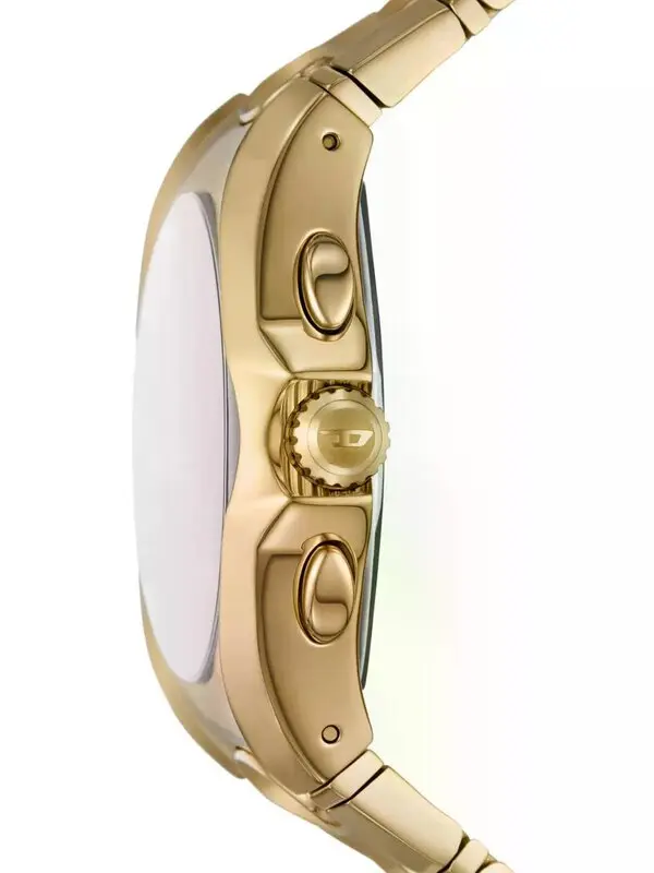 DIESEL® 44mm D-curve Watch - Gold